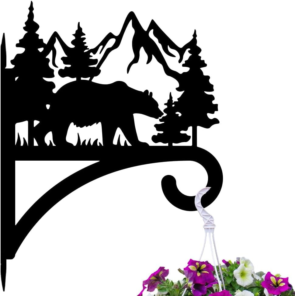 Iron Plant Hanger Hook for Outdoor Indoor Hanging Plant Flower Fern Pot ...