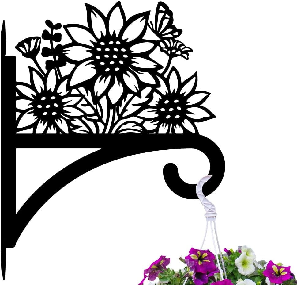 Iron Plant Hangers Hooks for Outdoor Indoor Hanging Plants Flower Fern ...