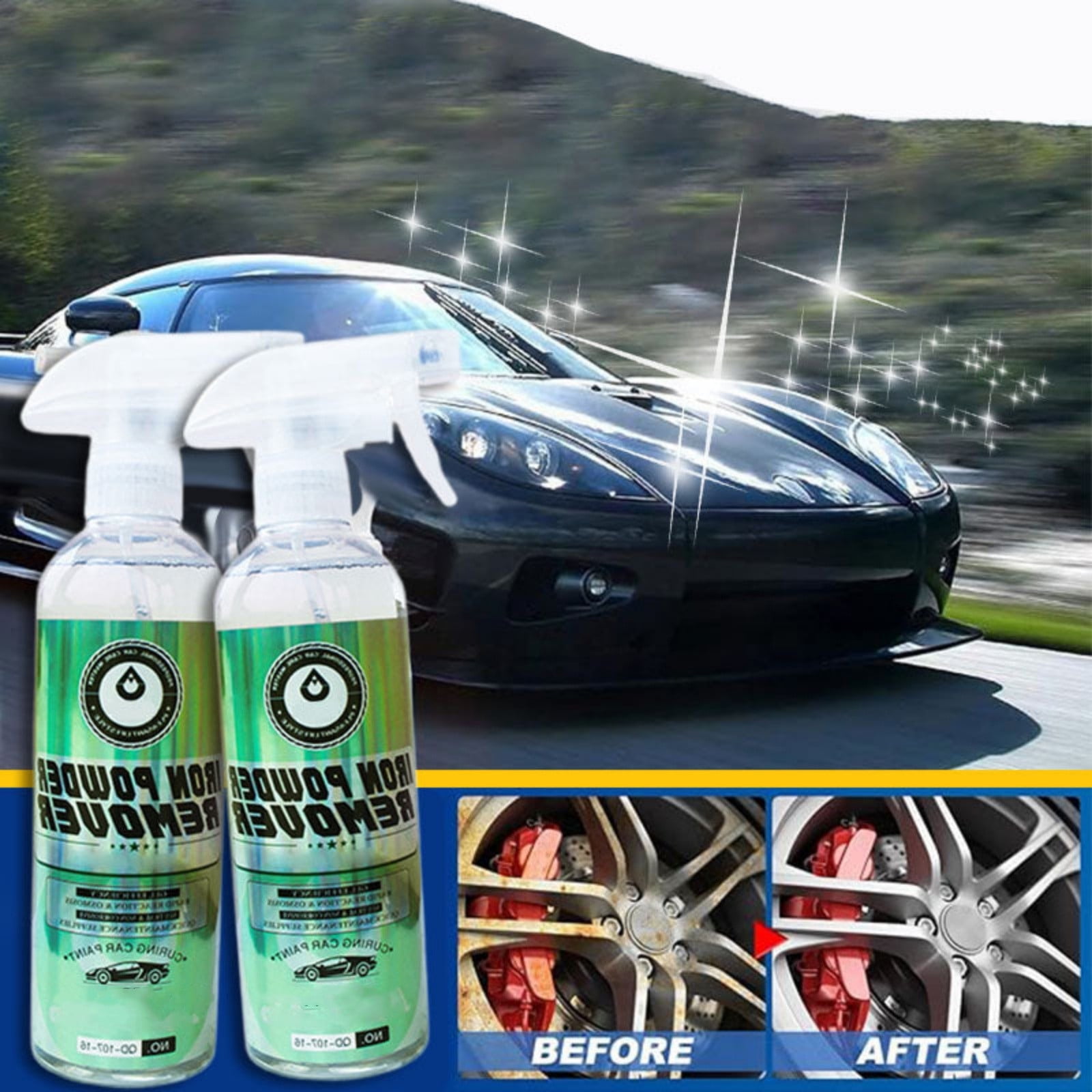 Iron Powder Remover Car Rust Remover Spray Multifunctional Paint ...