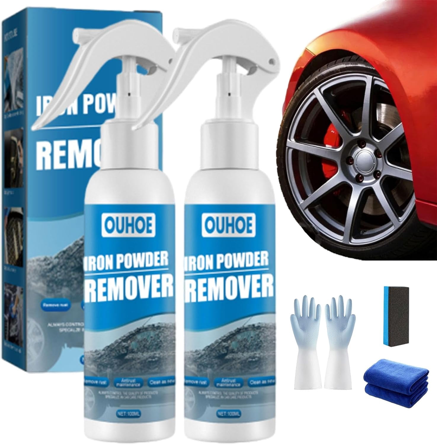 Iron Powder Remover Spray - 2026 Upgraded Multi-Functional Quick-Acting ...