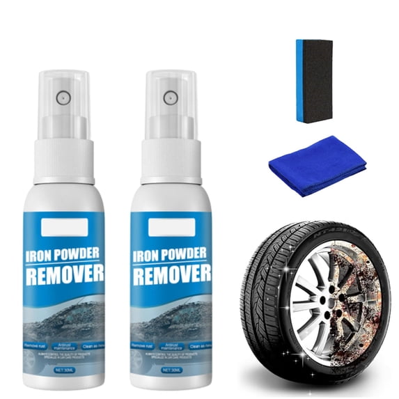 Iron Powder Remover Spray, Multi-Functional Quick-Acting Rust Removal ...