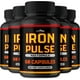 Iron Pulse Capsules IronPulse All Natural Pills (5 Pack) - Walmart ...