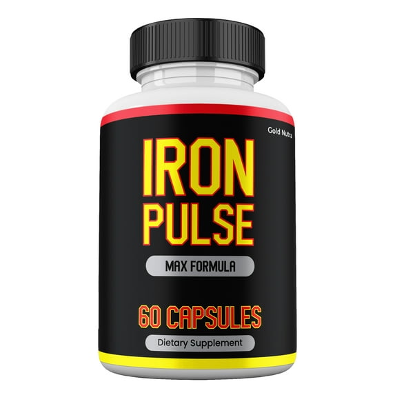 Iron Pulse Supplemement, High Potency Pills, All Natural Formula for ...