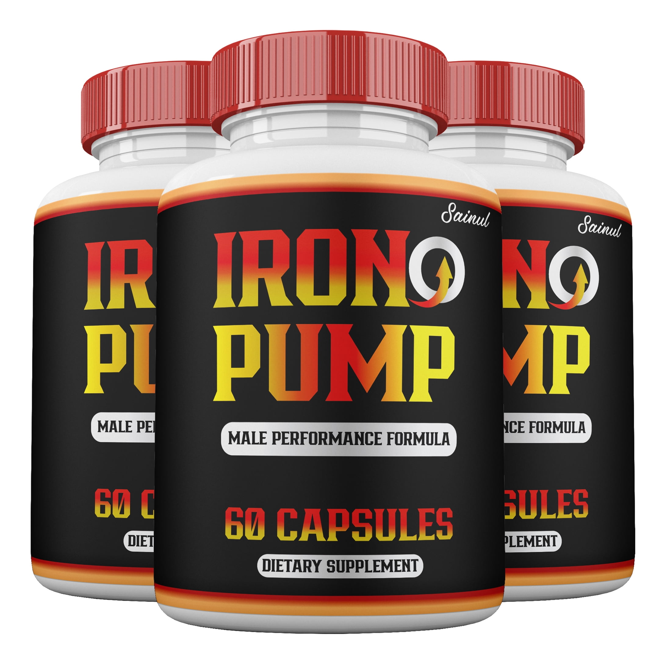 Iron Pump Blood Capsules for Men, Maximum Strength, Iron Pump ed ...