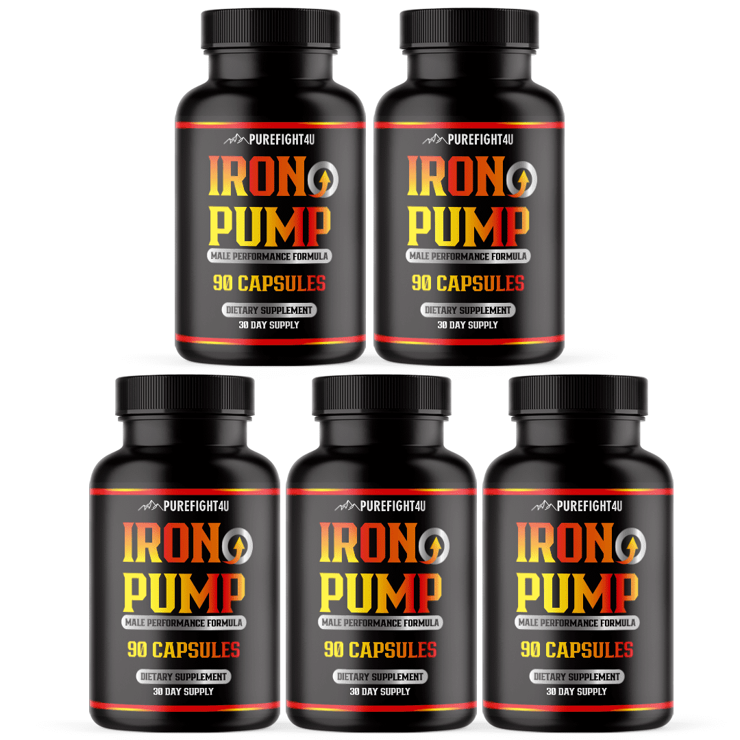 Iron Pump Male Performance Formula for Energy & Strength 90 Capsules ...