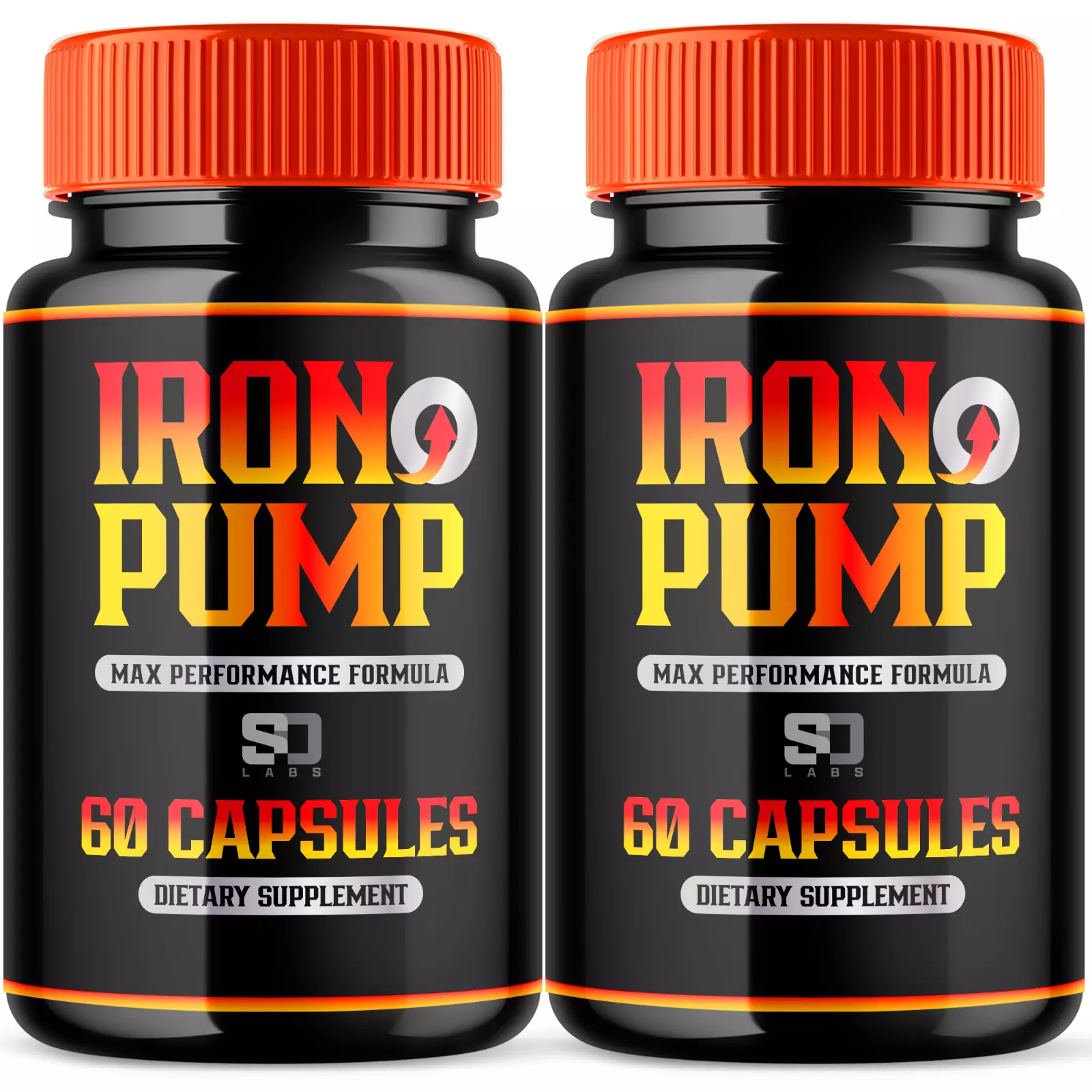 Iron Pump Men's Vitality - Promotes Blood Flow, Muscle Function, Energy ...