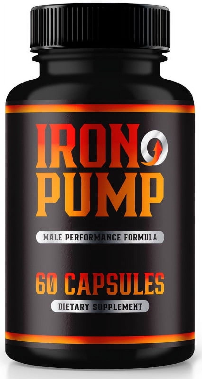 Iron Pump Pills for Men, Iron Pump Up Male Dietary Supplement, Complete ...