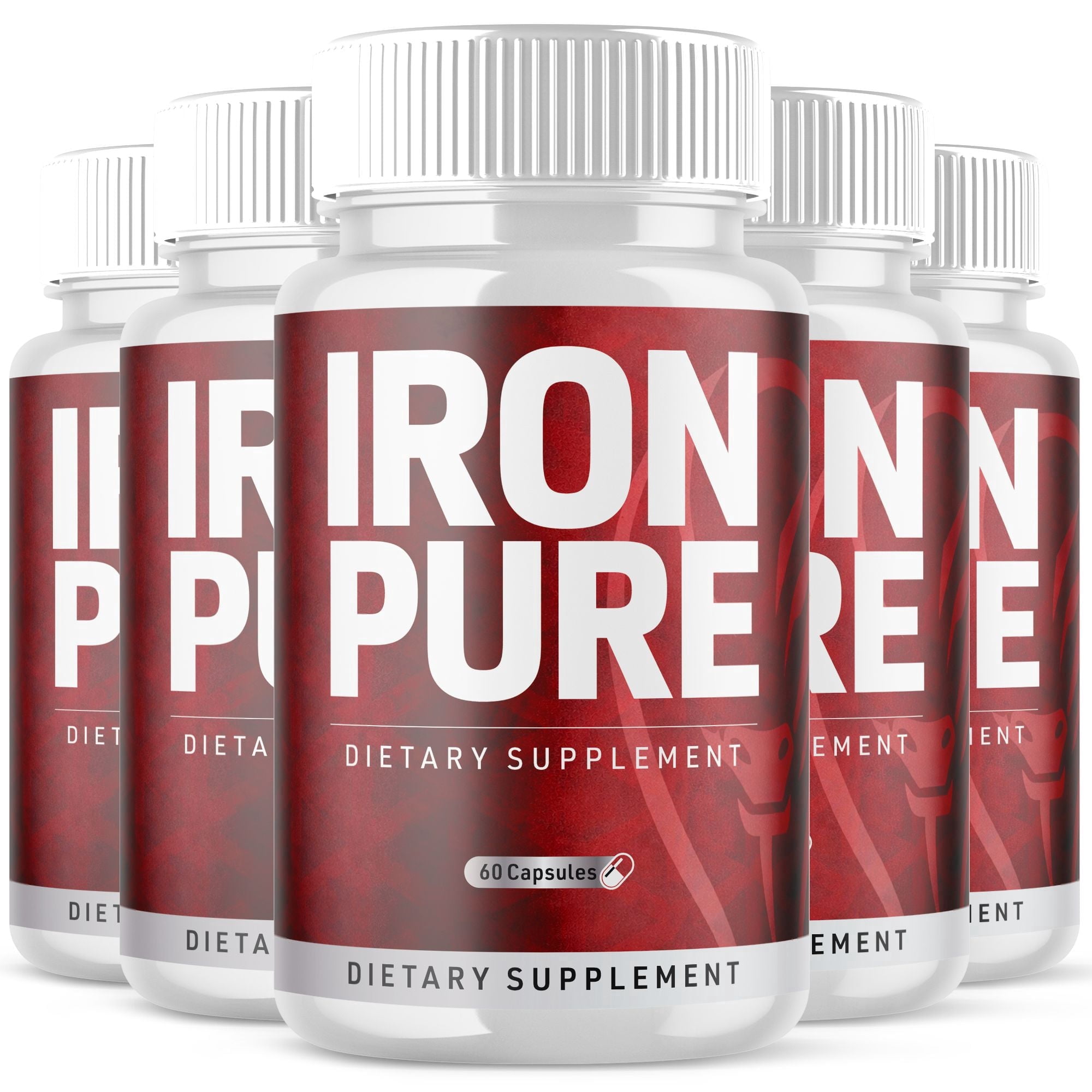 Iron Pure Advanced Formula Pills All Natural Vitamin Supplement ...