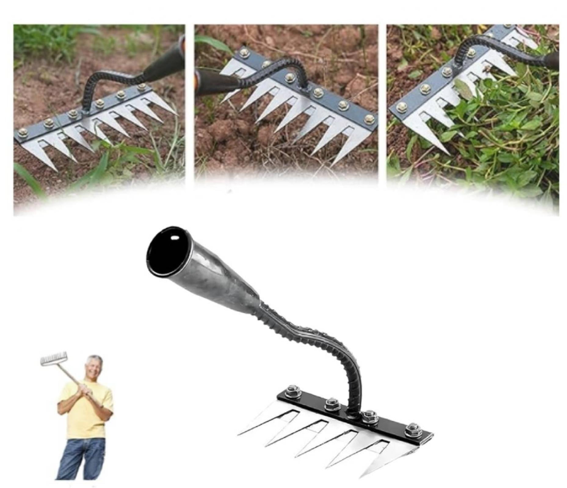 Iron Rake 2.0 - Gardinea Iron Rake for Gardening and Weeding, Ironrake ...