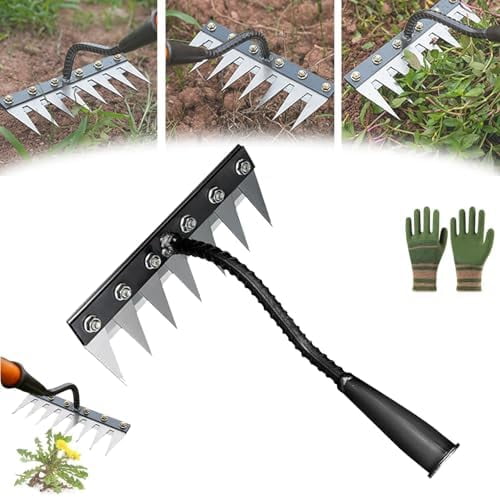 Iron Rake 2.0 - Gardinea Iron Rake for Gardening and Weeding, Ironrake ...
