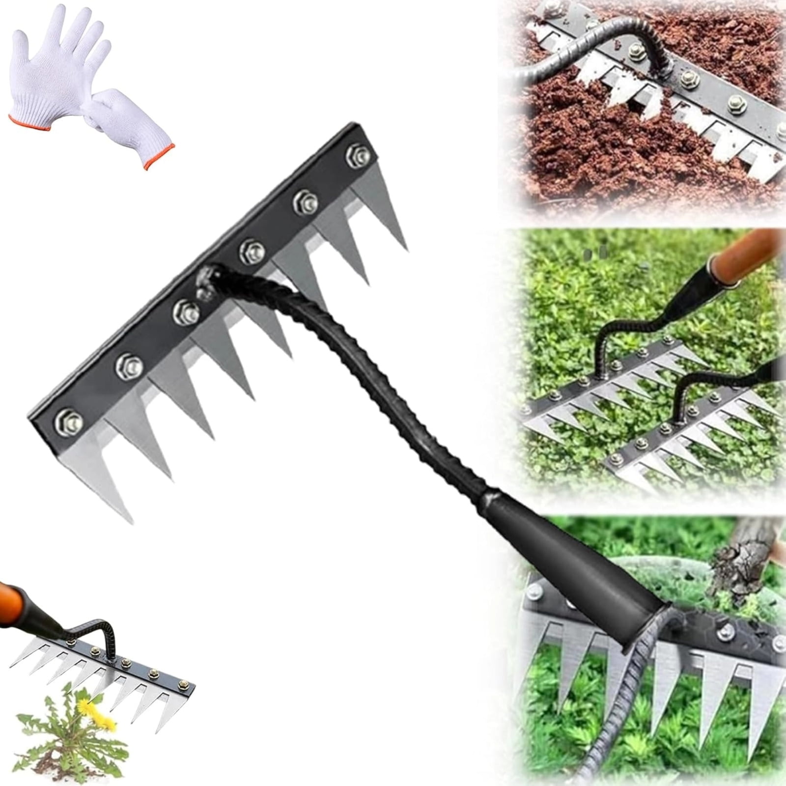 Iron Rake 2.0 - Iron Rake for Gardening and Weeding, Ironrake The Heavy ...
