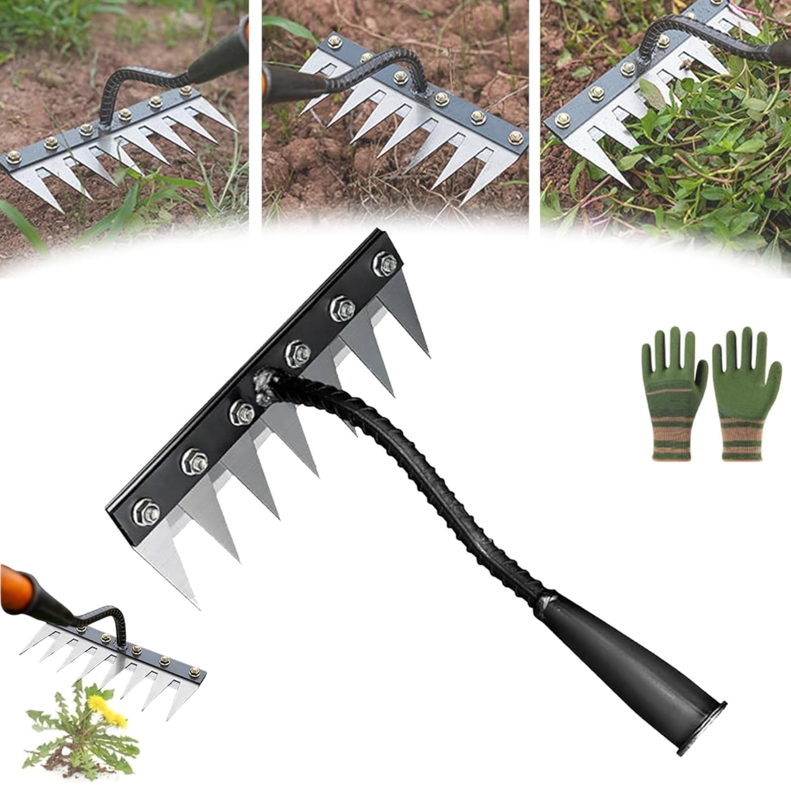 Iron Rake 2.0 - Iron Rake for Gardening and Weeding, Ironrake The Heavy ...