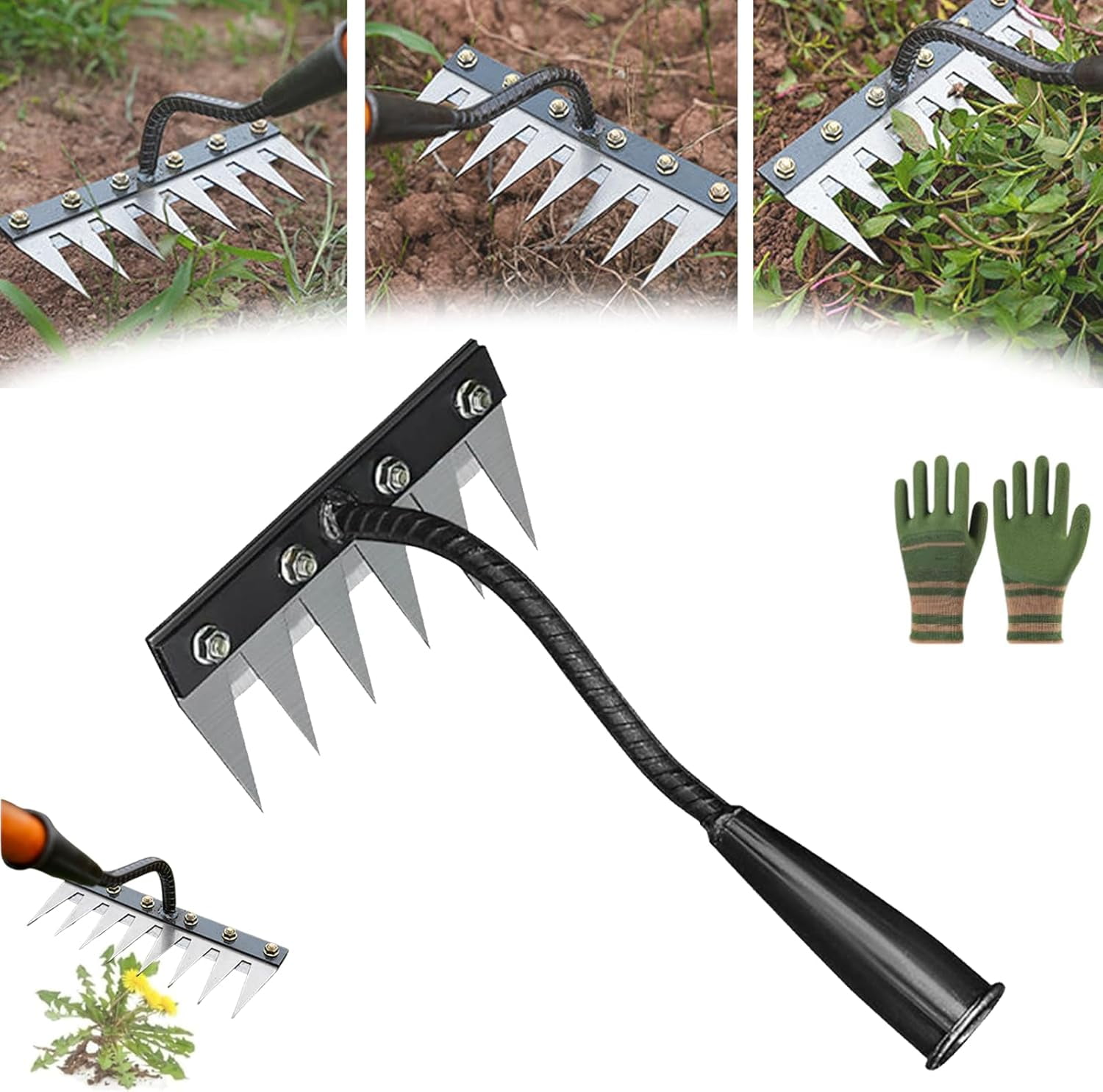 Iron Rake 2.0 - Iron Rake for Gardening and Weeding, Ironrake The Heavy ...