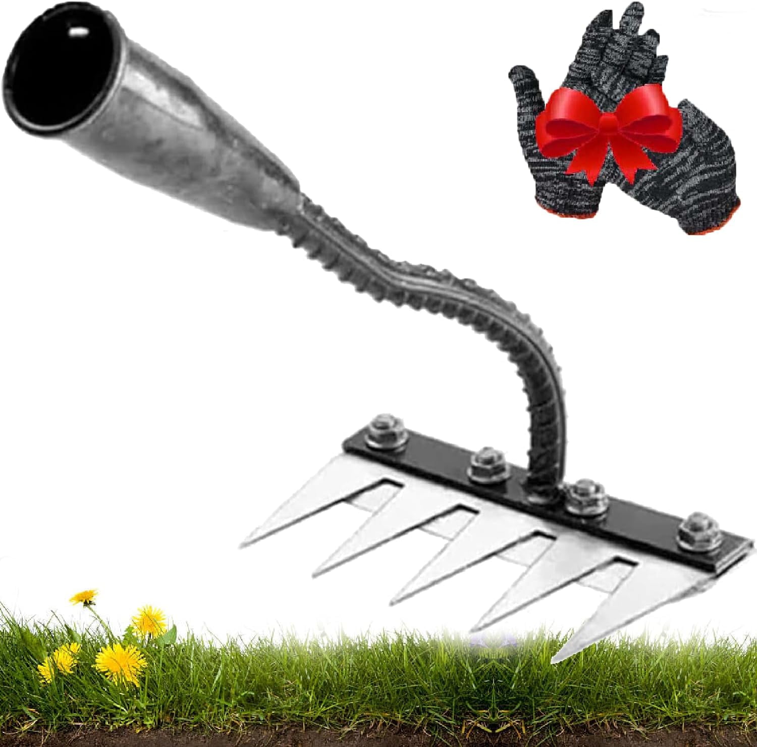 Iron Rake 2.0, Iron Rake for Gardening and Weeding, Irons Weeding Raker ...