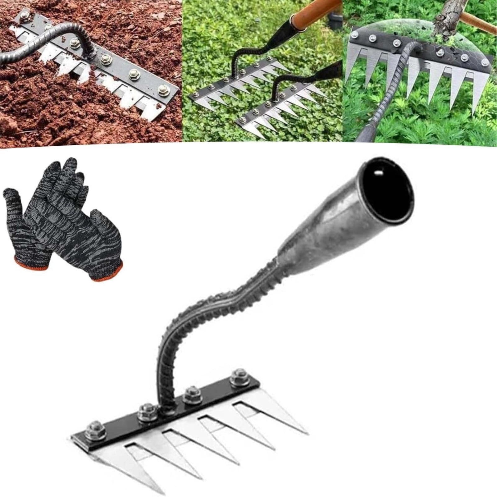 Iron Rake 2.0, Iron Weeding Rake, Ironrake Carbon Steel Garden Weeding ...