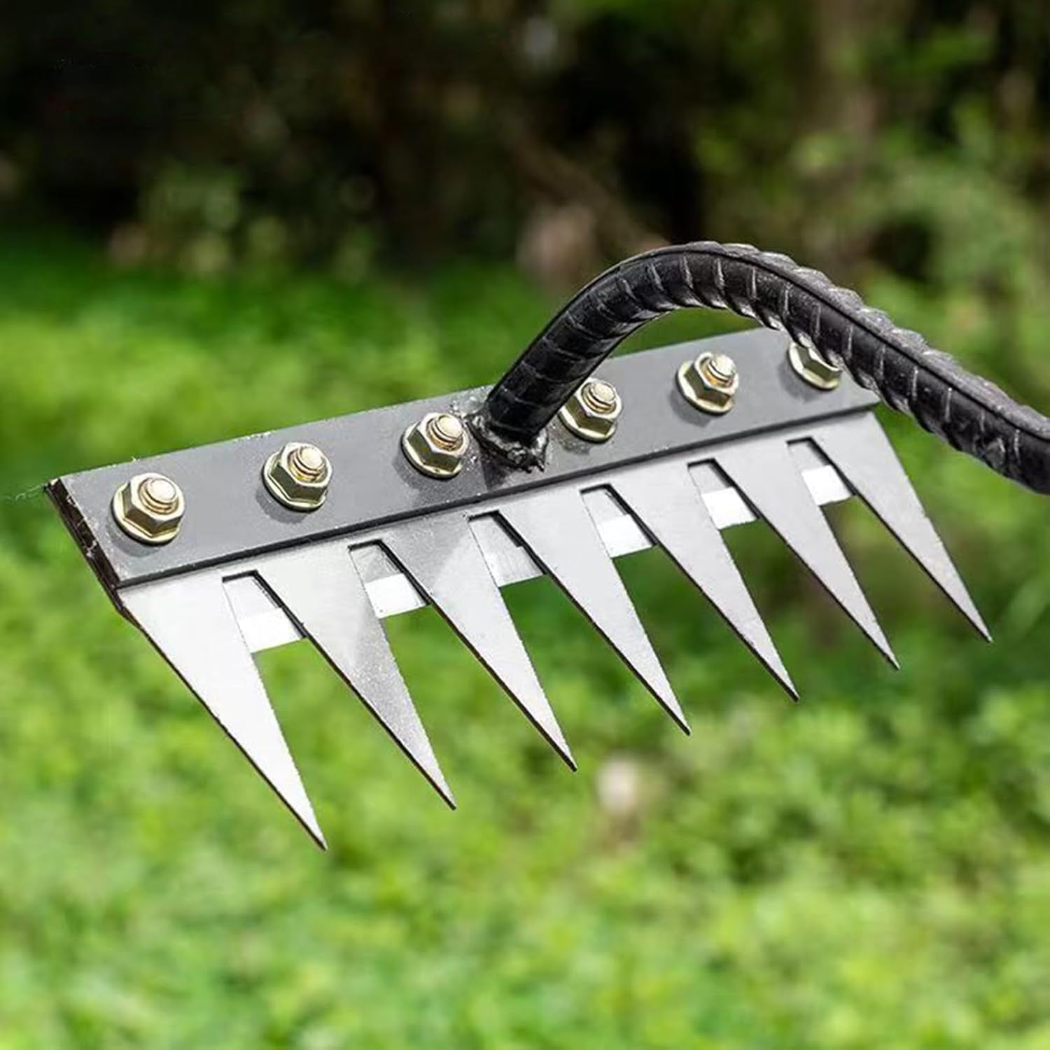 Iron Rake 2.0 - Upgraded Iron Weeding Rake for Gardening and Weeding ...