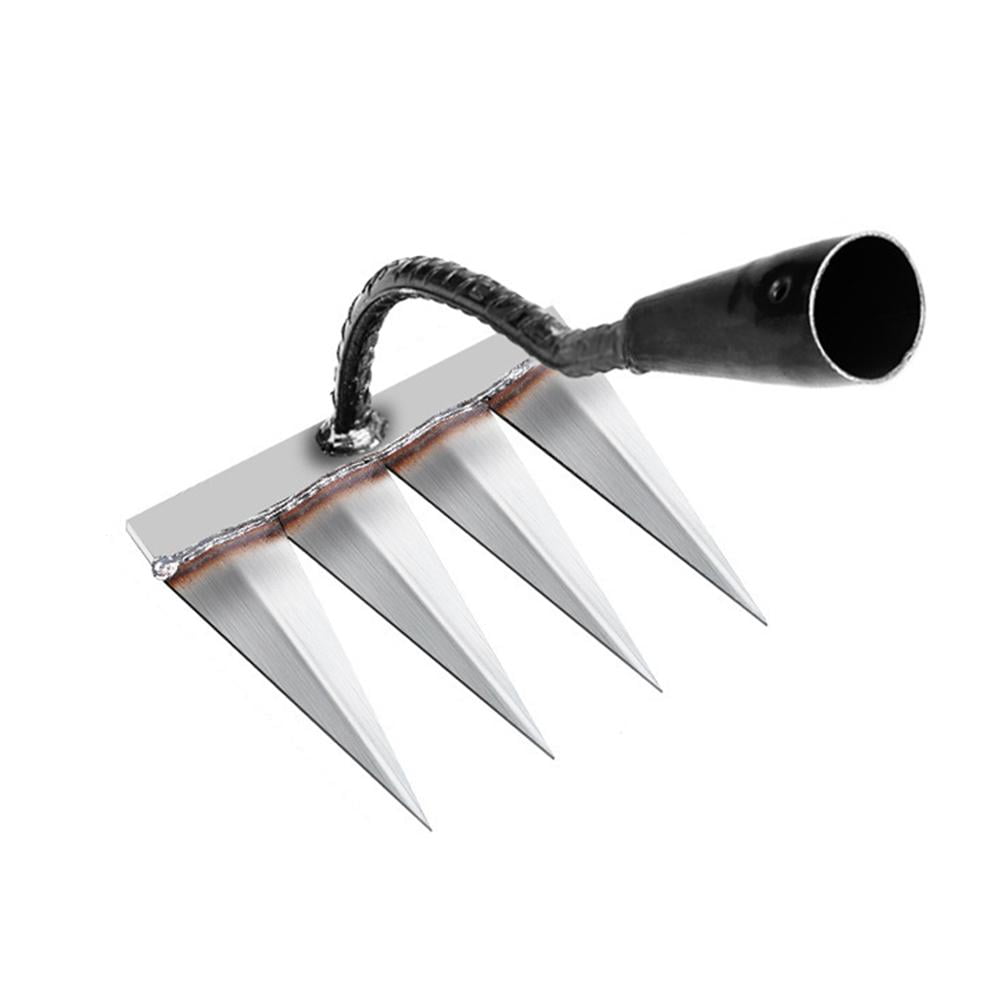 Iron Rake Dethatcher Rake Weed Rake Iron Rake Heavy-Duty Iron Rake Weed ...