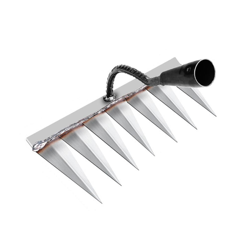 Iron Rake Dethatcher Rake Weed Rake Iron Rake Heavy-Duty Iron Rake ...