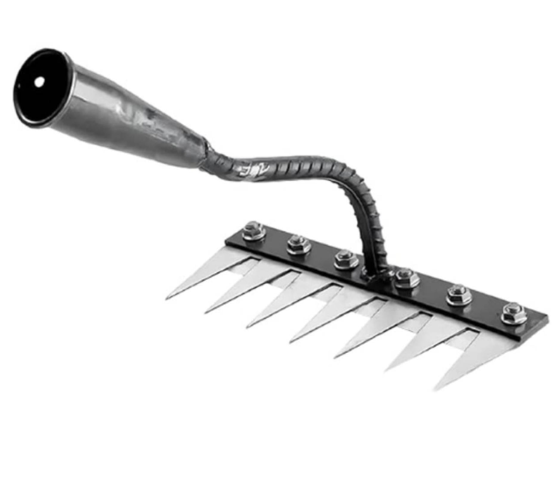 Iron Rake for Gardening and Weeding, Ironrake the Heavy Duty Iron ...