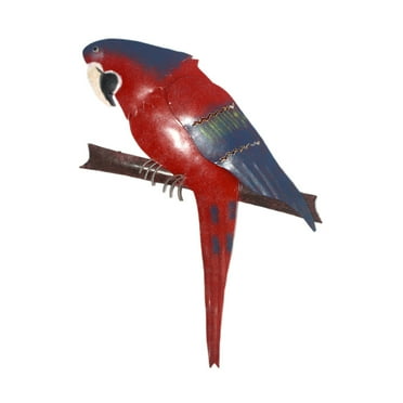 D-Art Collection Tin Metal and Iron Medium Gecko Wall Decor in Blue ...