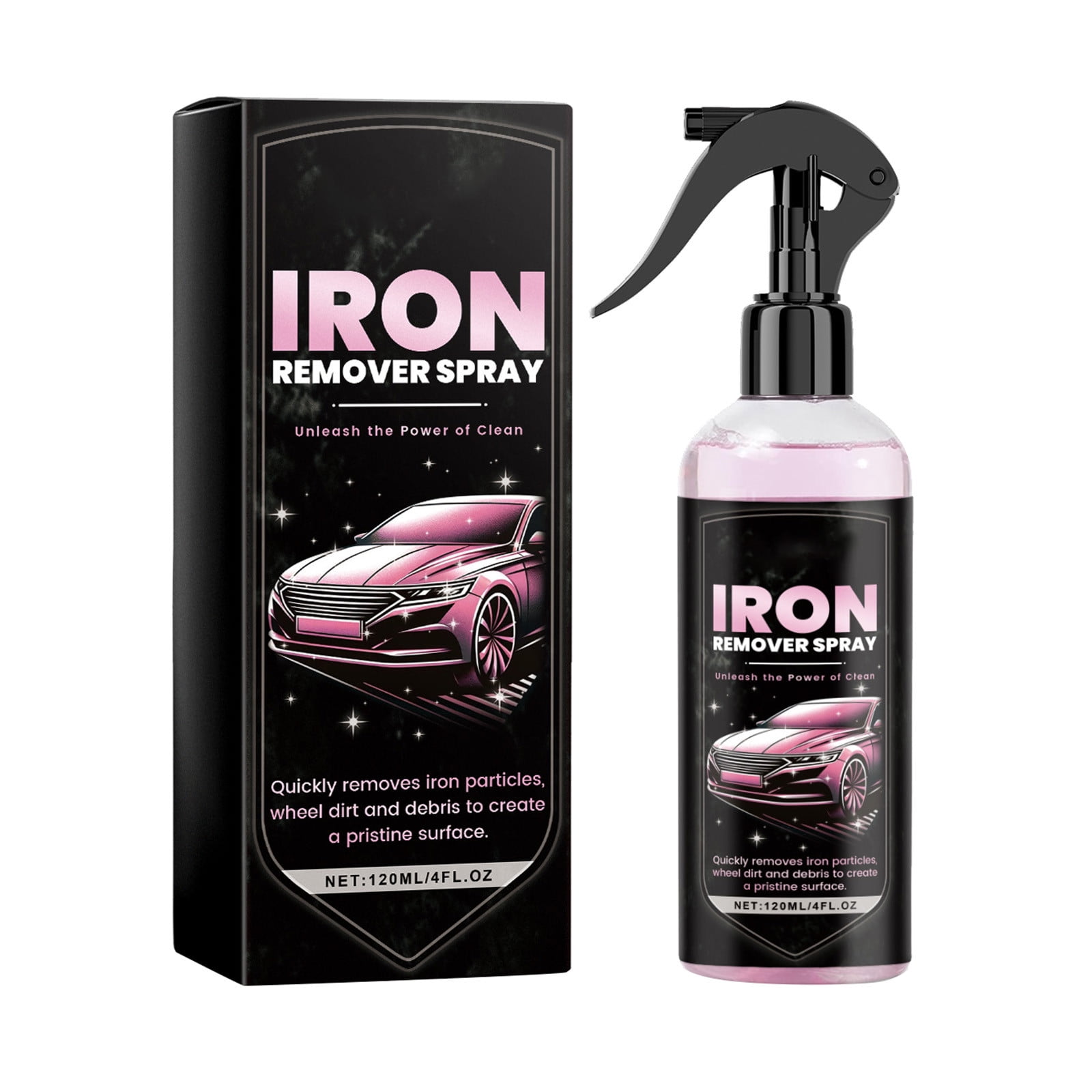 Iron Remover Spray, Automotive Decontamination Treatment, Rust ...