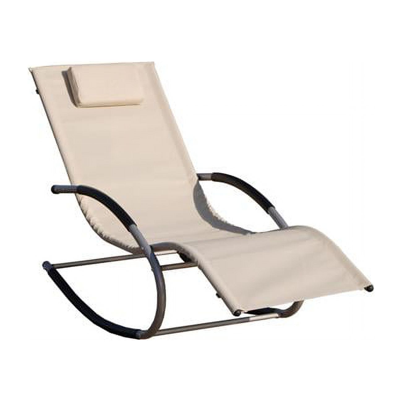 Iron Rocking U-shaped Chair, Single Lounge Chair for Indoor or Outdoor ...