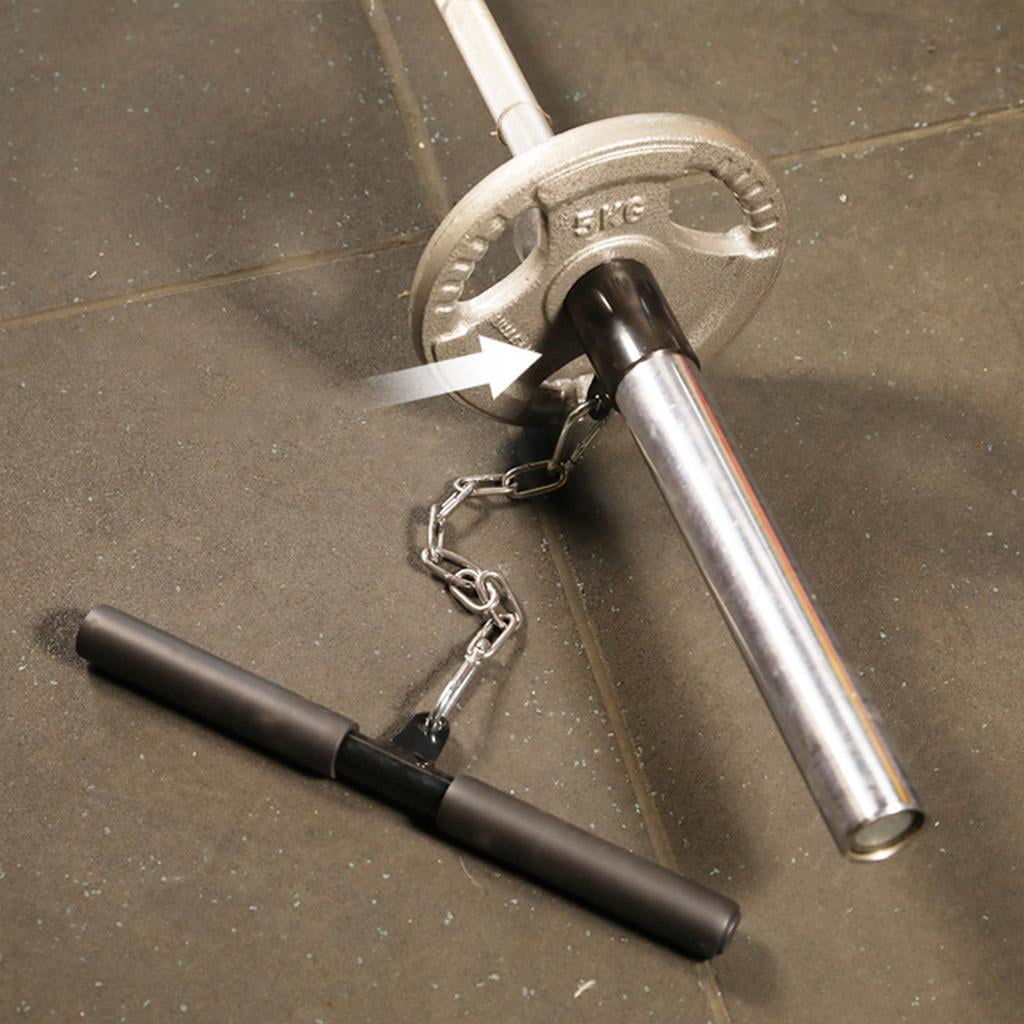 Iron Row Platform Barbell Attachment Easy to Install Fitness with Chain ...