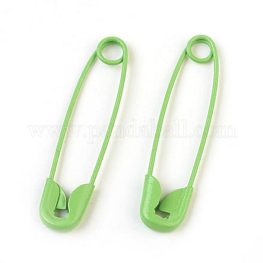 Iron Safety Pins Lawn Green 30x7x2mm Pin: 0.7mm - Walmart.com