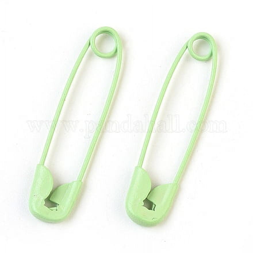 Iron Safety Pins Pale Green 30x7x2mm Pin: 0.7mm - Walmart.com