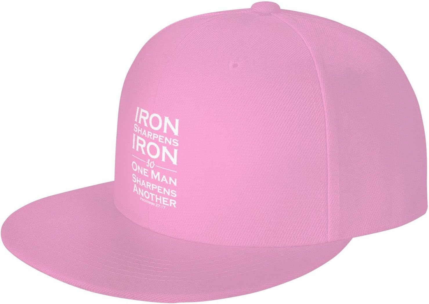 Iron Sharpens Iron Baseball Cap for Men Or Women Flat Brim Hat ...