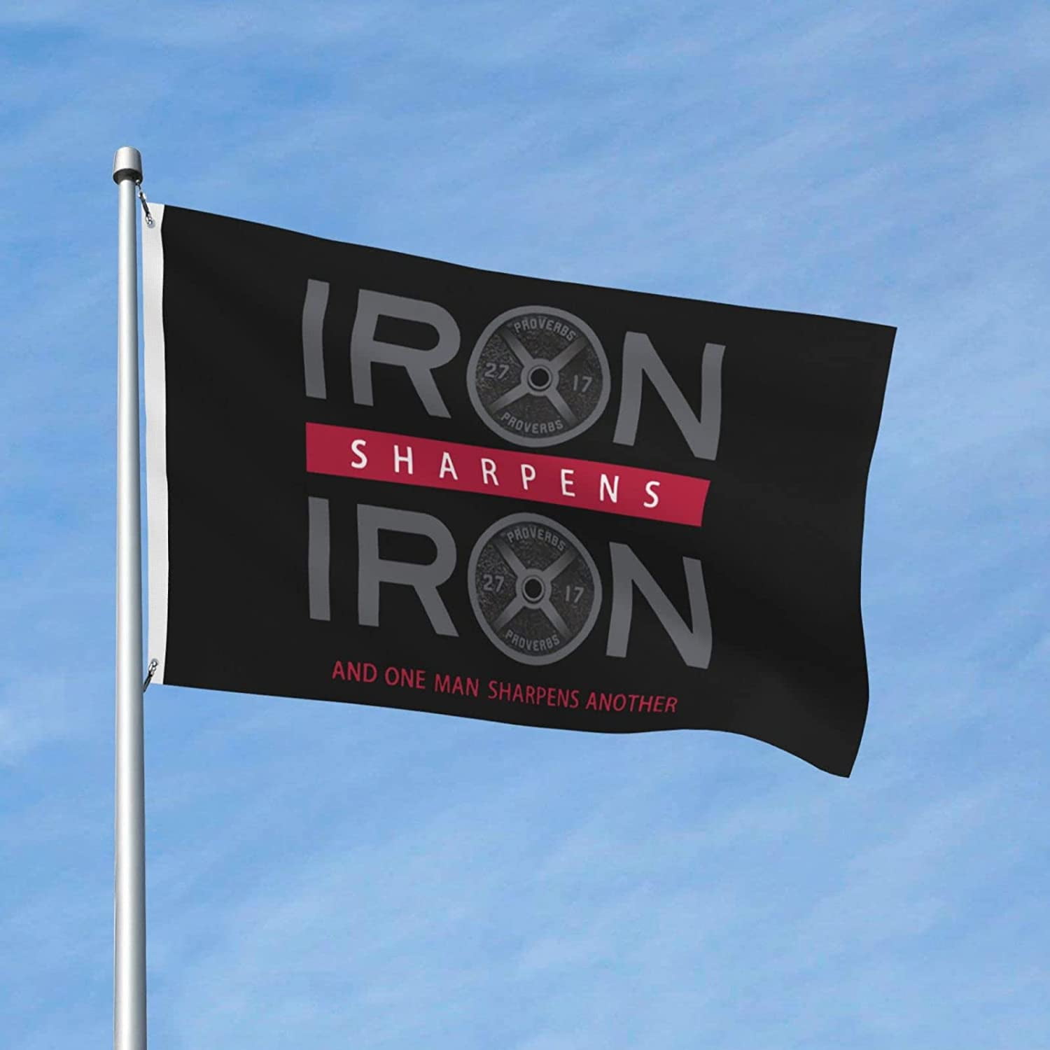 Iron Sharpens Iron Garden 3x5 FT Flag Outdoor Indoor Party Home House ...