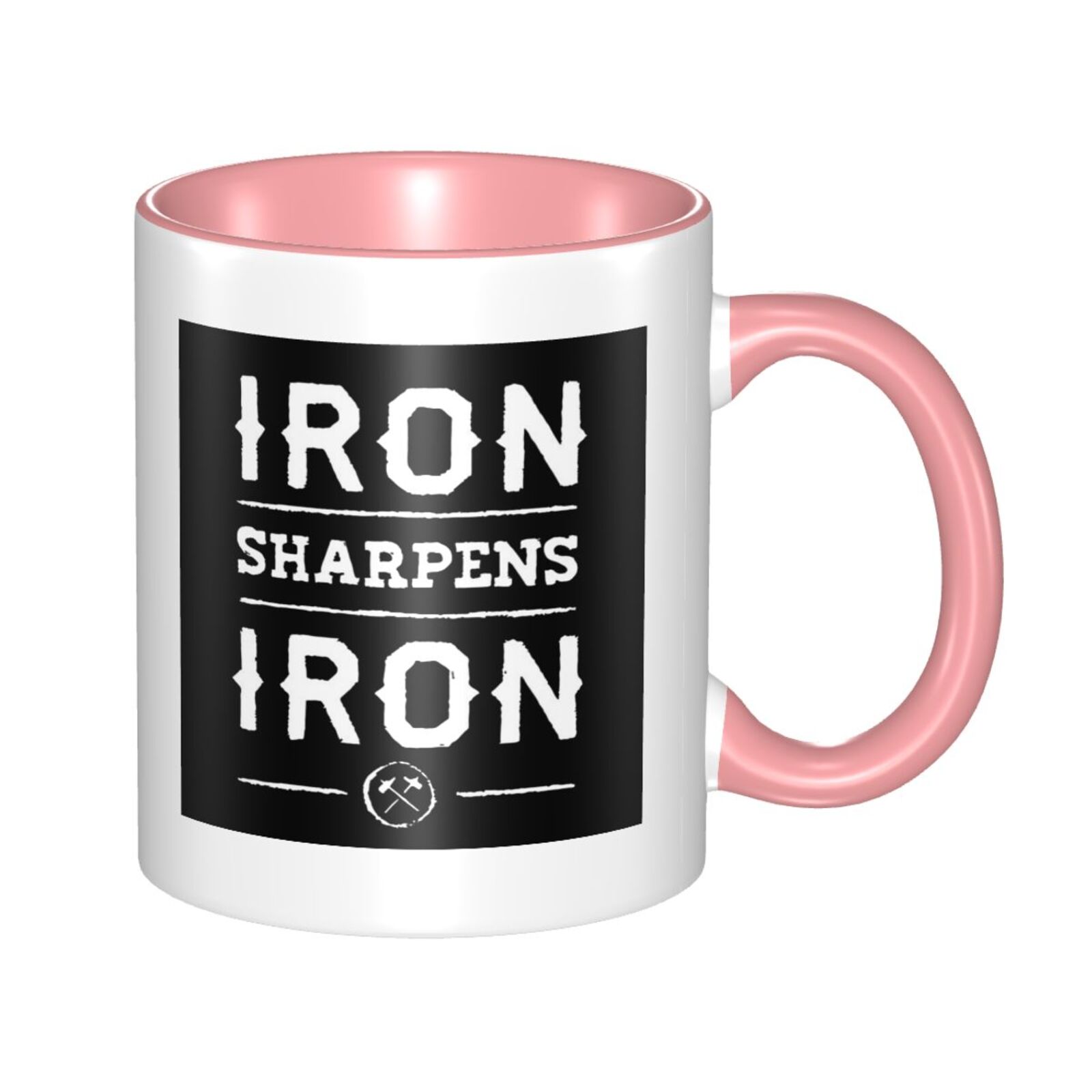 Iron Sharpens Ironis Ceramic Coffee Mug Classic Drinking Cups with ...