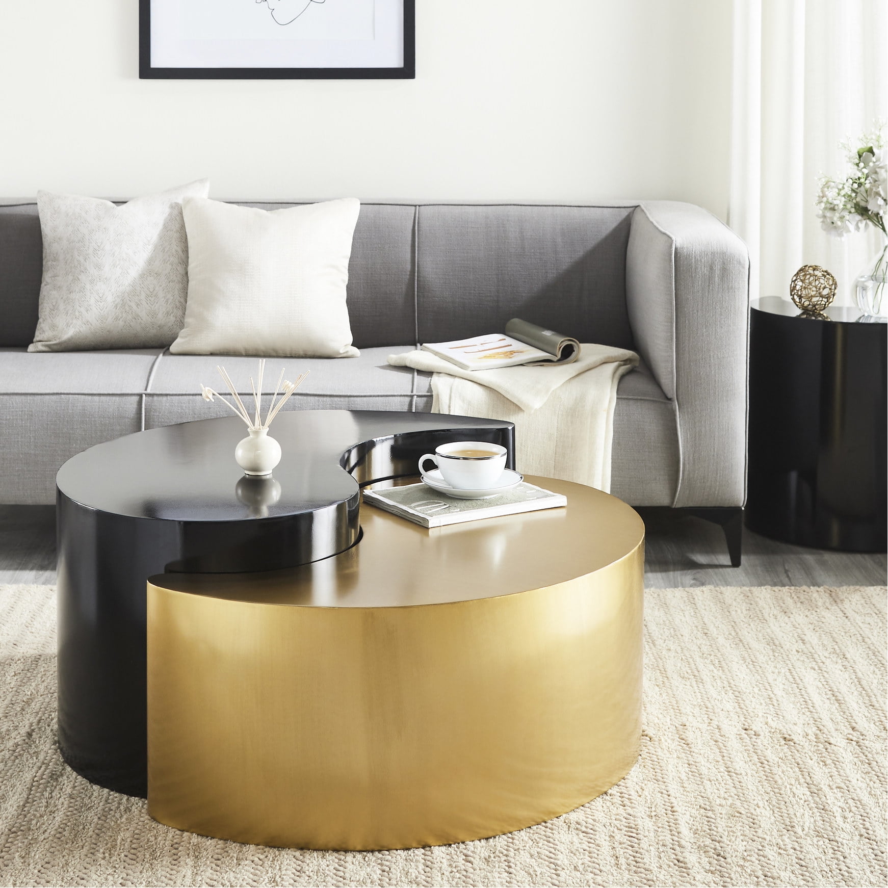 Iron Sheet Frame Table / Modern Interior / Multiple Finish Coffee Table ...