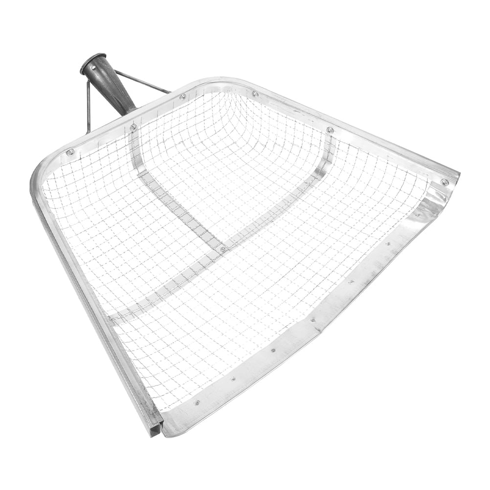 Iron Sieve for Sifting Soil Dustpan Corn Practical Metal Spade Garden ...
