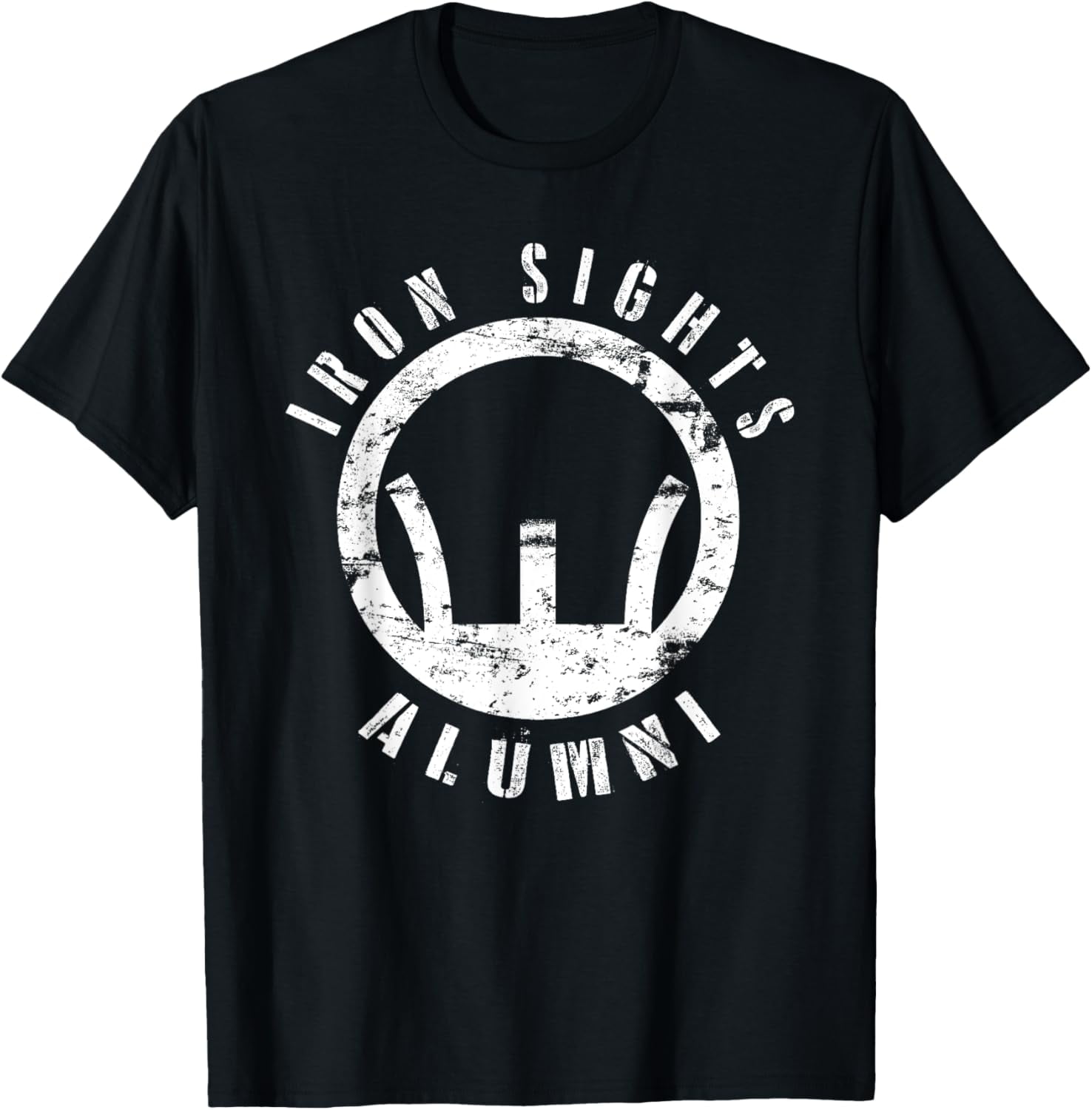 Iron Sights Alumni Boot Camp Shooting Marksmanship Veteran T-Shirt ...