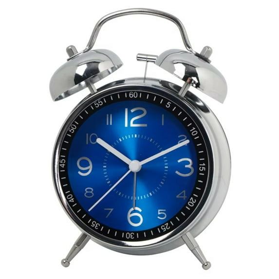 Iron Silent Alarm Clock Creative Glow Pointer Table Clock for Kids ...