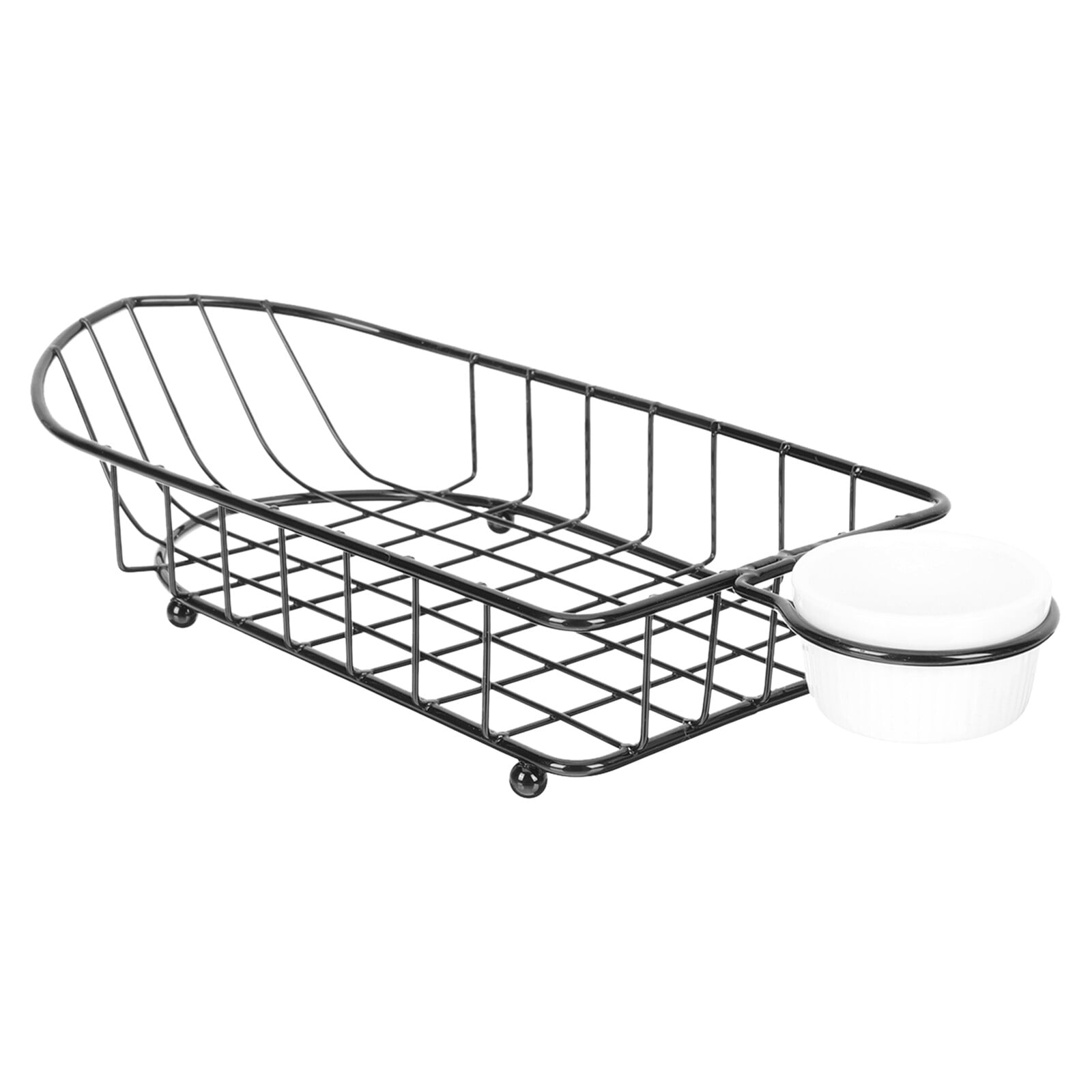 Iron Snack Basket Food Tray Boat Shaped Basket Iron Food Basket ...