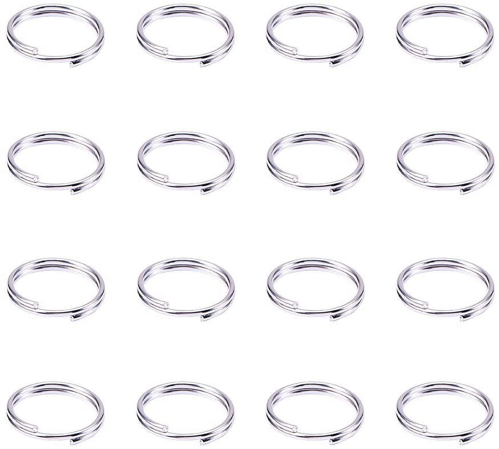 Iron Split Rings Double Loops Jump Rings Silver 10x0.7mm about 9.3mm ...
