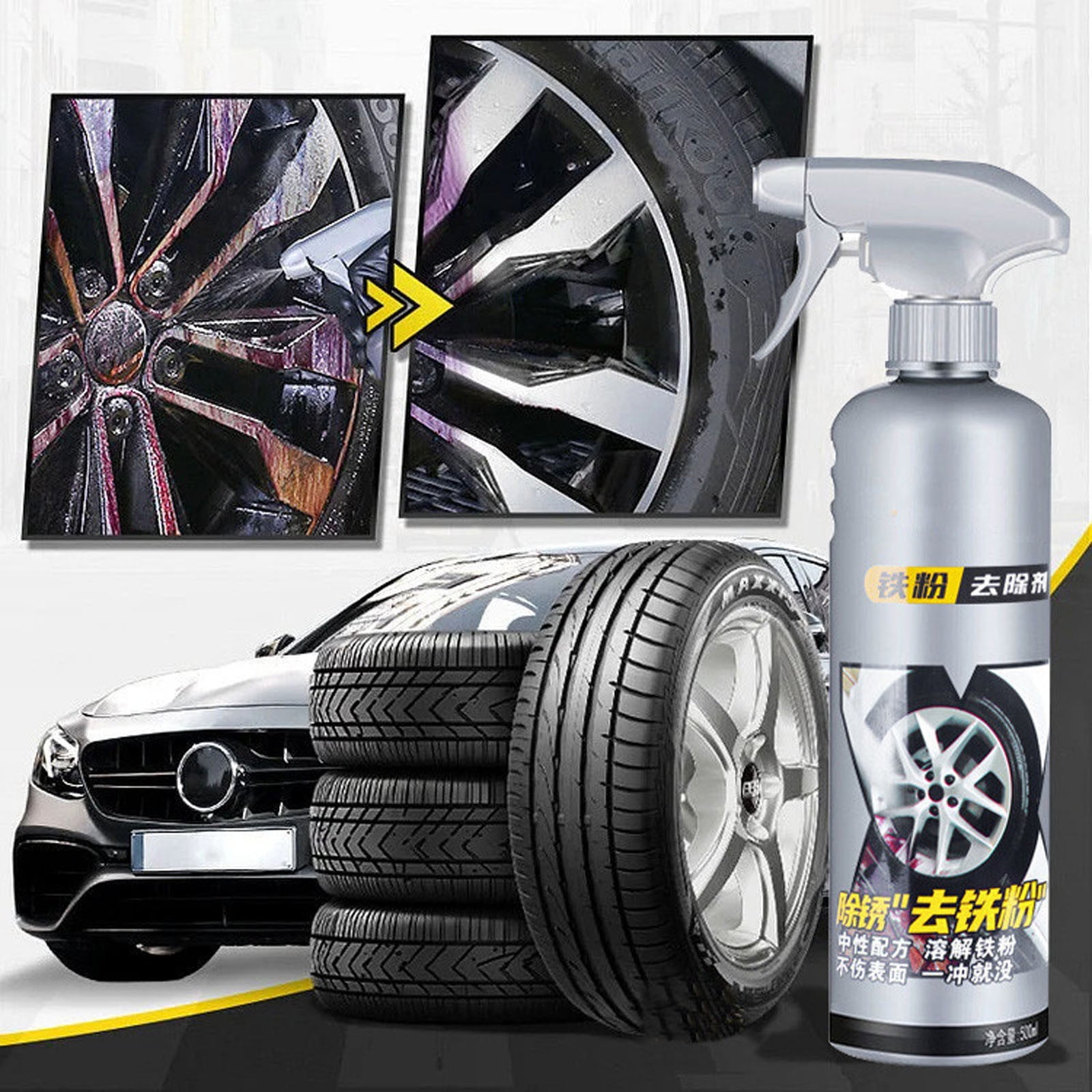 Iron Stain Remover Spray | Multi-Functional Rust & Yellow Stain Cleaner ...