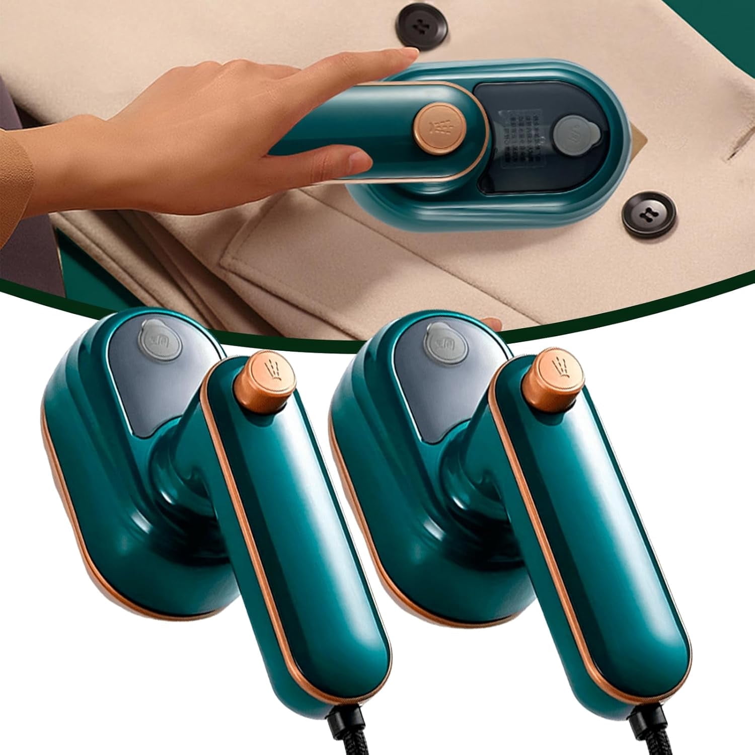 Rotary Garment Iron, Mini Handheld Fabric Garment Travel Steamers Steam ...
