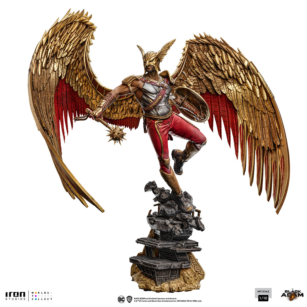 Iron Studios DC Comics Black Adam: Hawkman Art Scale 1/10 Scale ...