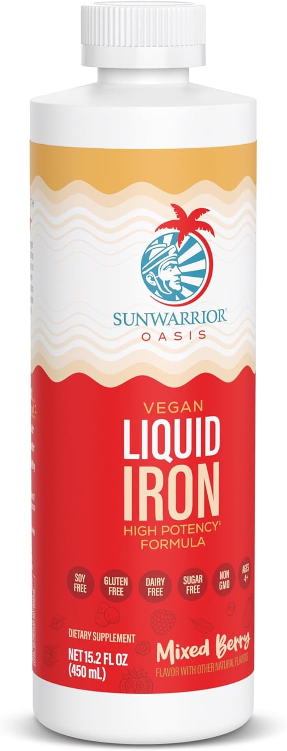Iron Supplement for Women Vegan Liquid Iron Fast Absorbing Immune ...