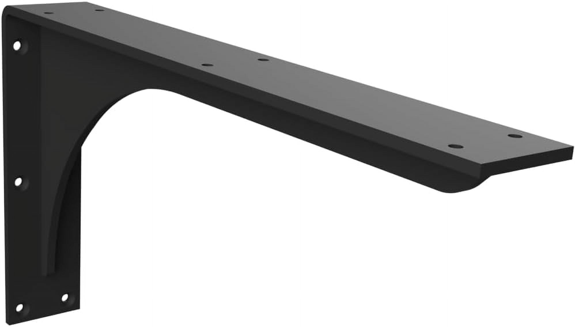 Iron Supports Front Mount Heavy-Duty Bench Bracket - Wall Mounted Steel ...