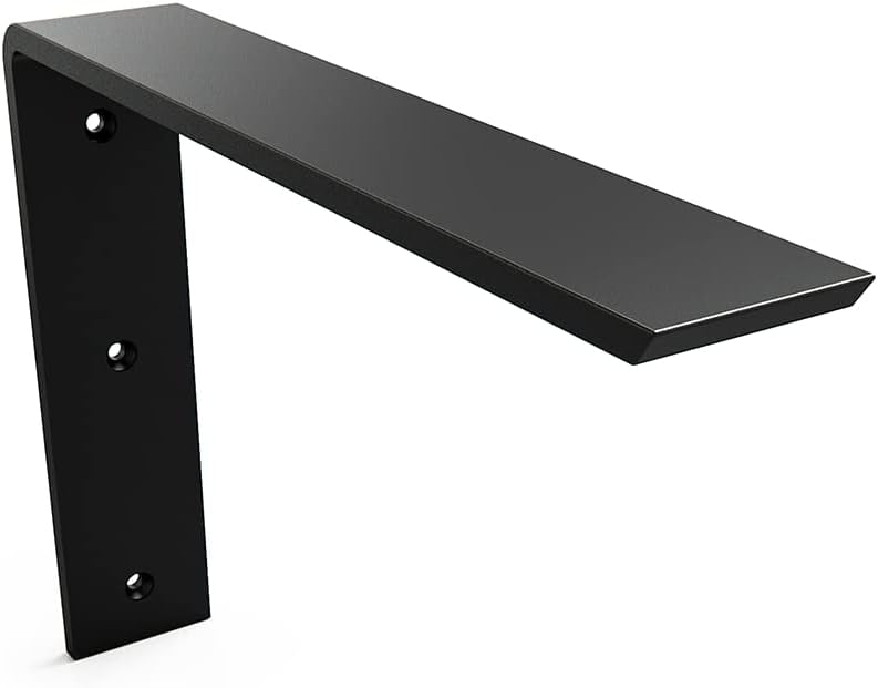 Iron Supports Front Mount L Bracket - Heavy Duty Steel Countertop ...
