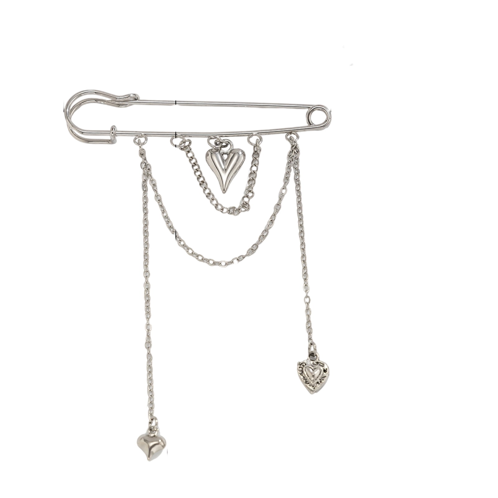 Iron Tassels Safety Pin Pants Trouser Length Adjuster Clasps For Jeans ...