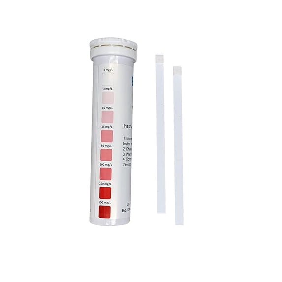 Iron Test Strip 0-500 PPM aqueous Fe2+ (Ferrous) iron [50 strips ...