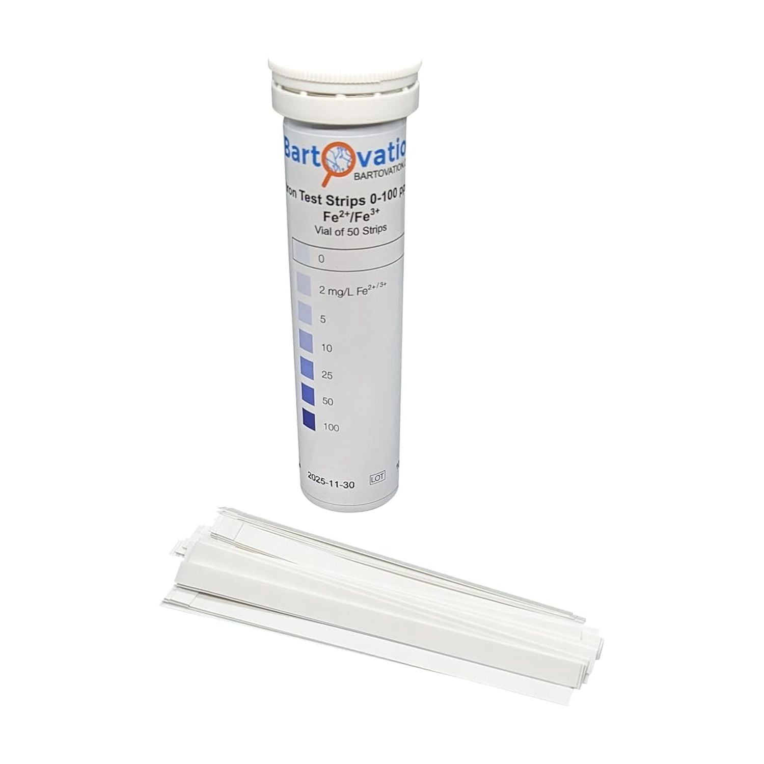 Bartovation Iron Test Strips for Measuring Fe2+ (Ferrous) and Fe3 ...
