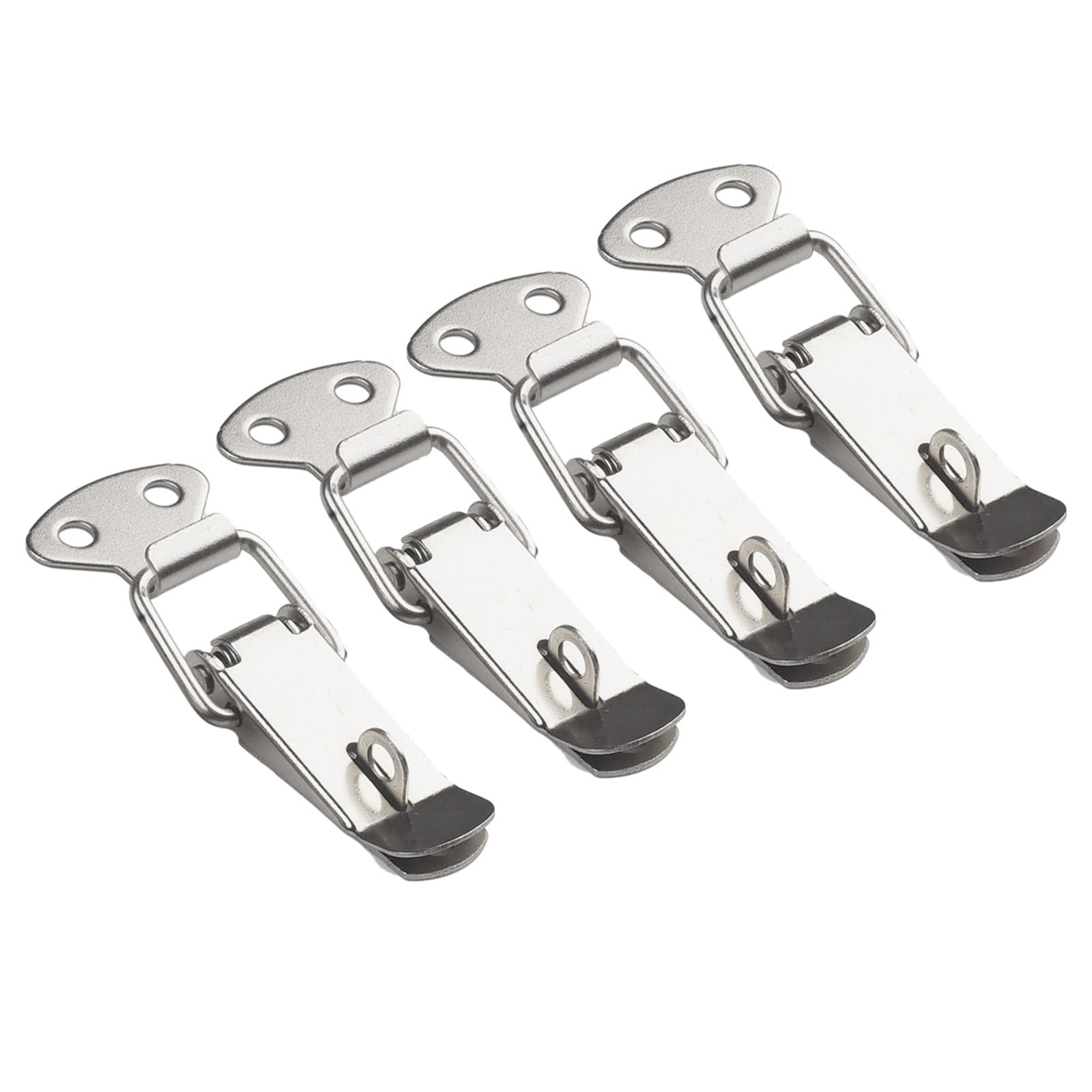 Iron Toggle Latch Catch Cabinet Box Handle Lock Clamp Hasp 4-Piece Set ...