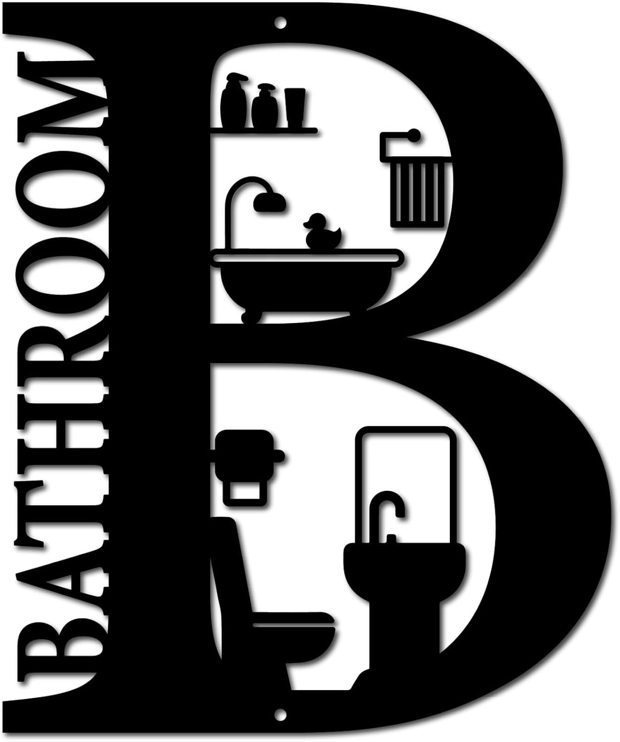 Iron Wall Signs Metal Art Wall Decoration for Living Room Home Office ...