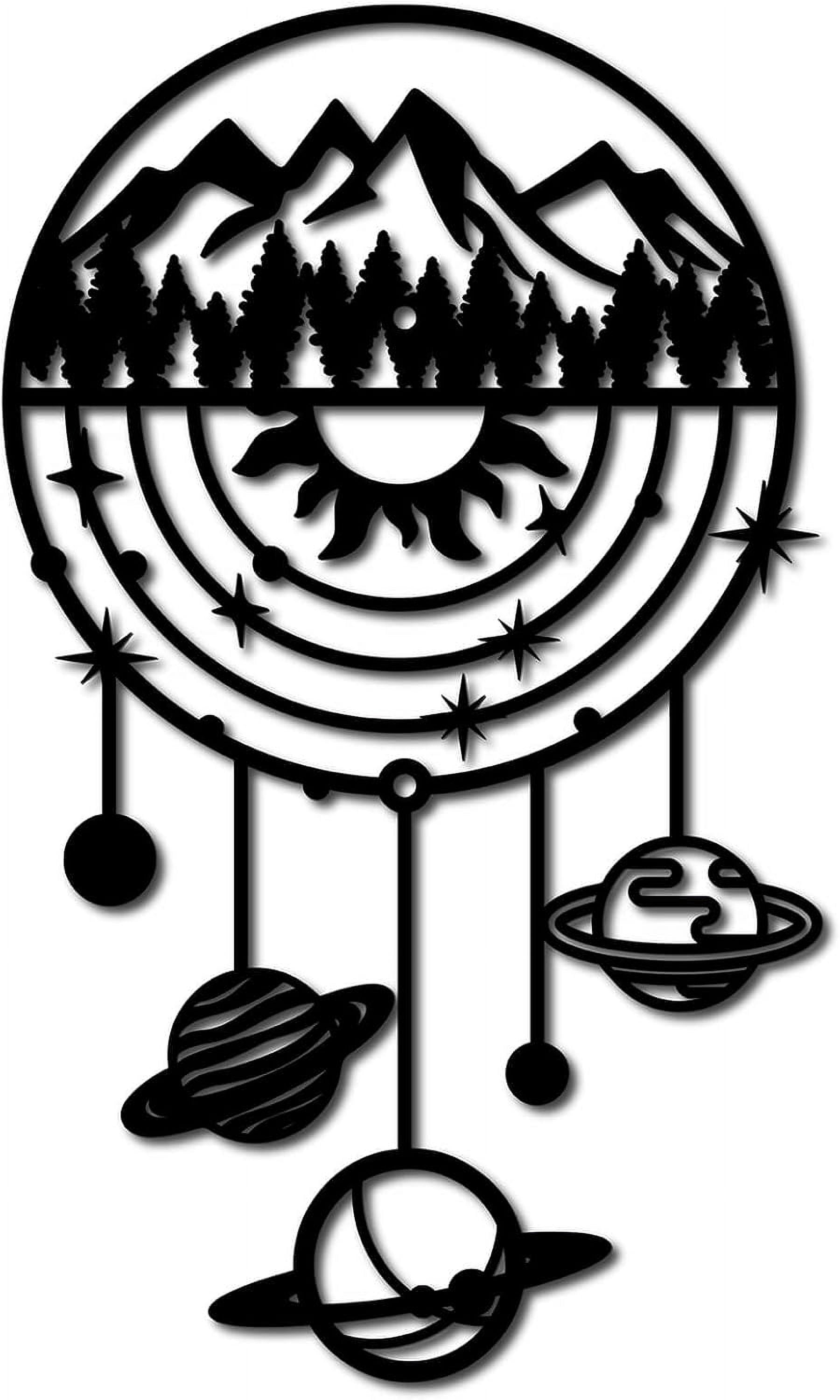 Iron Wall Signs Metal Art Wall Decoration for Living Room Home Office ...